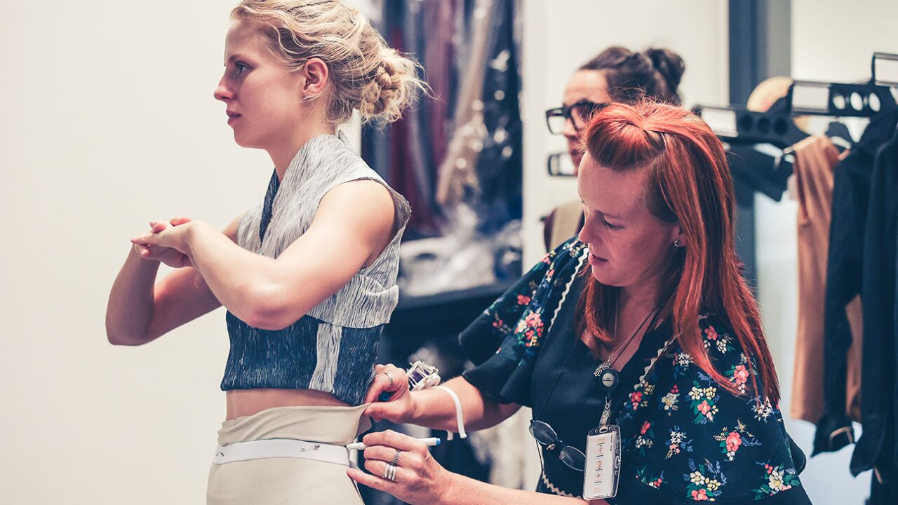 Turning a costume into athletic wear